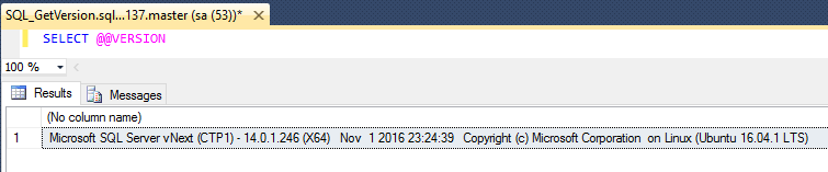 Blog: A first look at Microsoft SQL Server on Linux